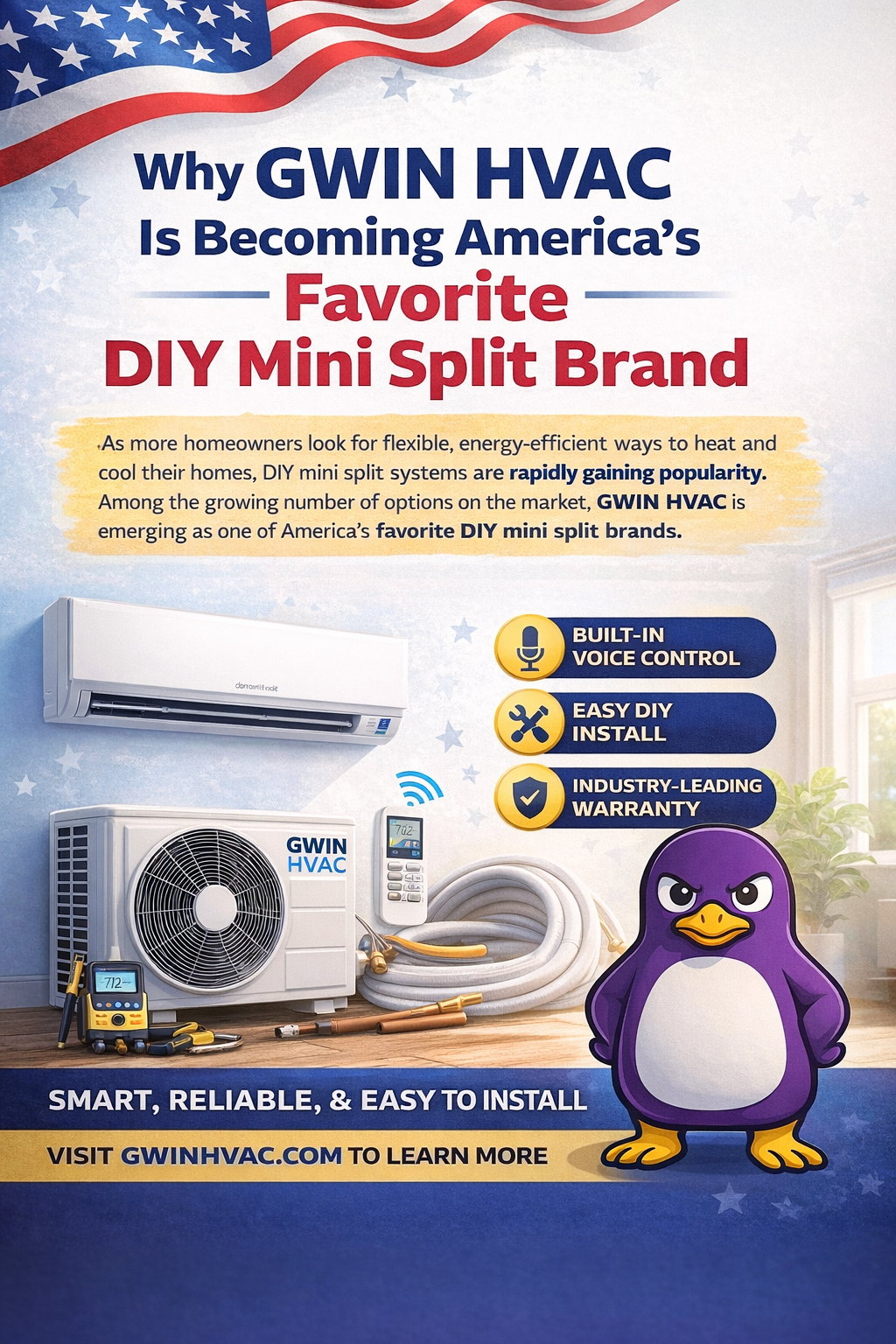 Why GWIN HVAC Is Becoming America’s Favorite DIY Mini Split Brand